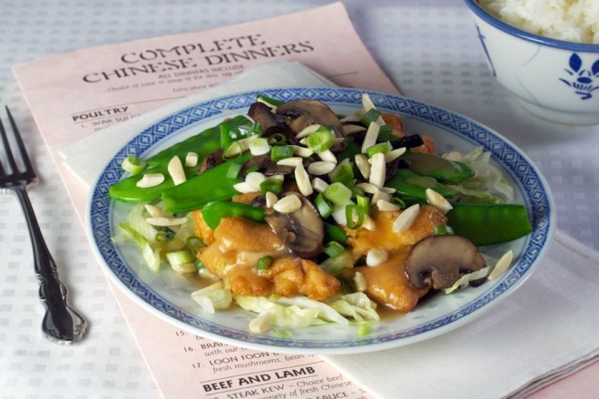 Almond boneless chicken, exhibit ABC of Chinese-American idiosyncrasy ...